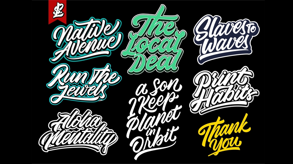 LOGO DESIGN HAND LETTERING, CALLIGRAPHY, TYPOGRAPHY
