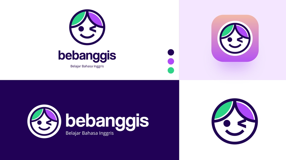 Desain Logo Branding Unik Modern dan Minimalis