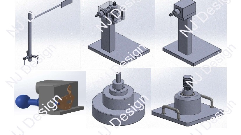 รับเขียนแบบ ออกแบบ Part เครื่องกล3D,2D Jig&Fixture และเครื่องจักรทุกประเภท