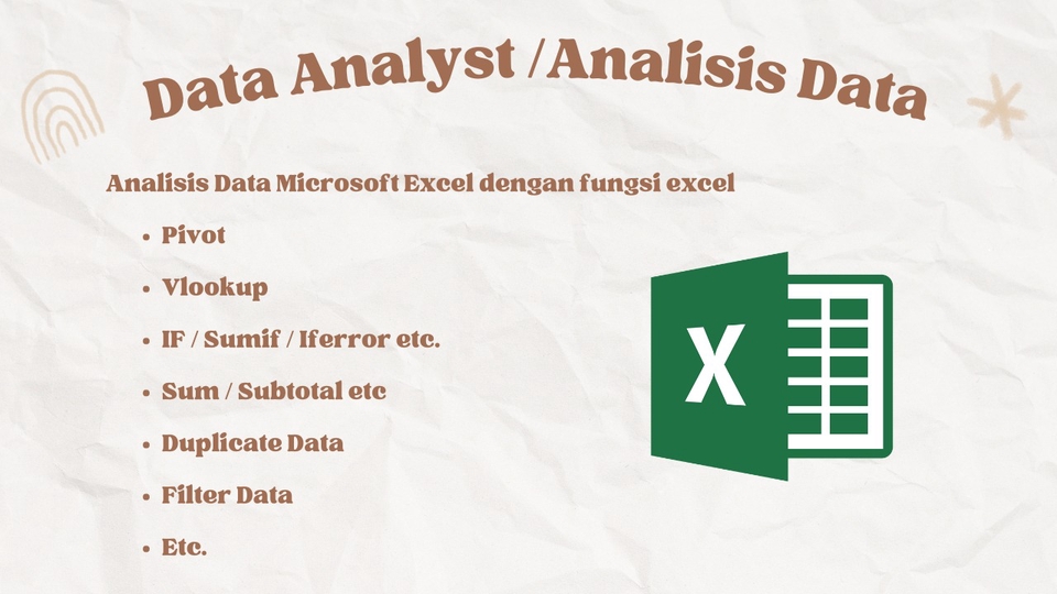 DATA ANALYST / ANALISIS DATA, DATA SALES MONITORING