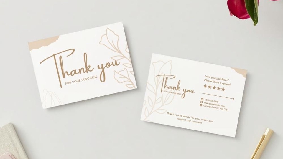 Thank You Card Template