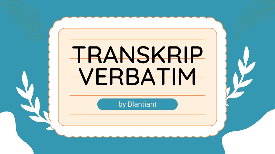Penulisan Transkrip Instant