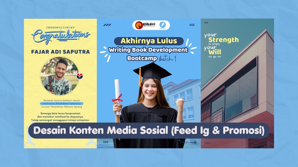 Desain Konten Media Sosial (Feed Instagram & Promosi)