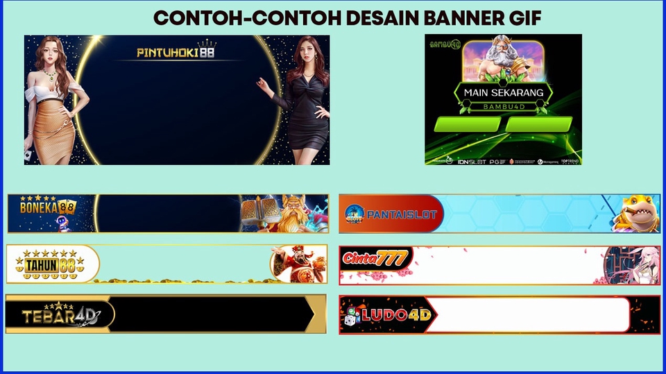 DESAIN BANNER + GIF TERPERCAYA