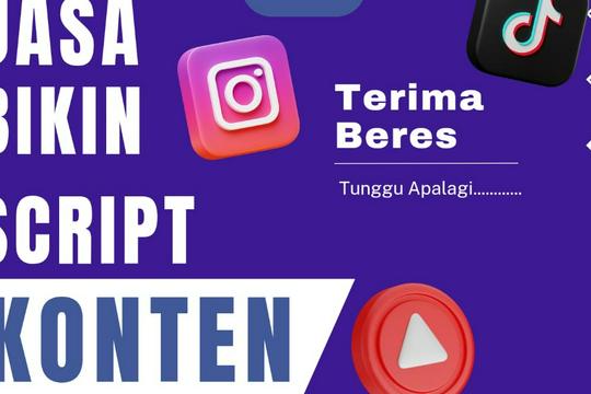 Jasa Pembuatan Script Konten Sosial Media