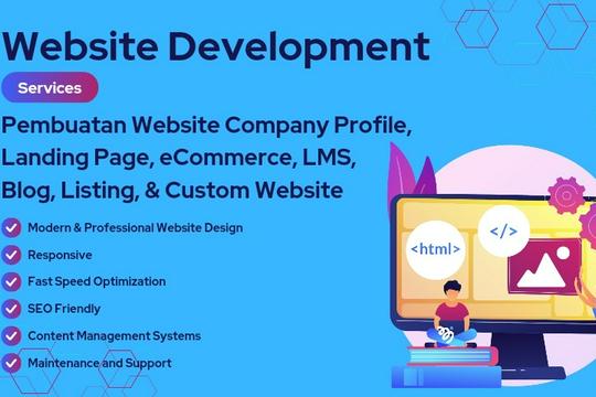 Pembuatan Website Profesional FrontEnd & BackEnd / WordPress