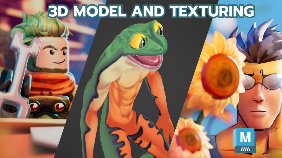 3D Model และ Texture Painting
