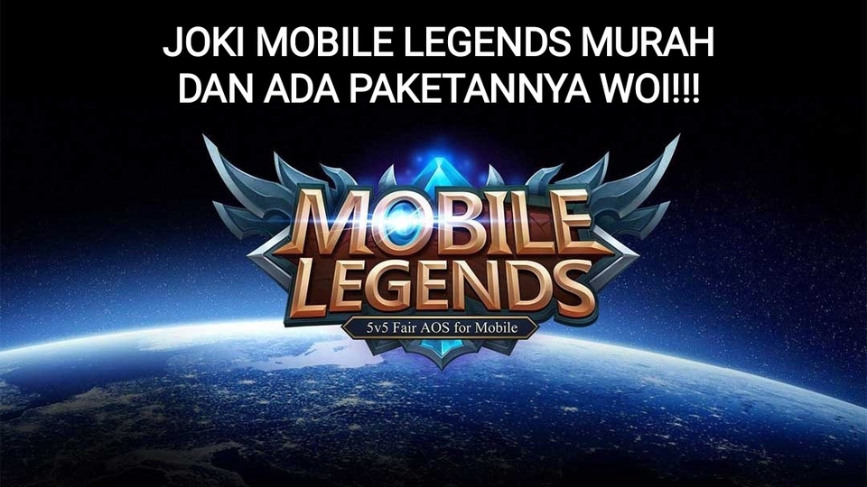 Jasa Joki/GB Mobile Legend (ADA PAKETAN BIAR MURAH)
