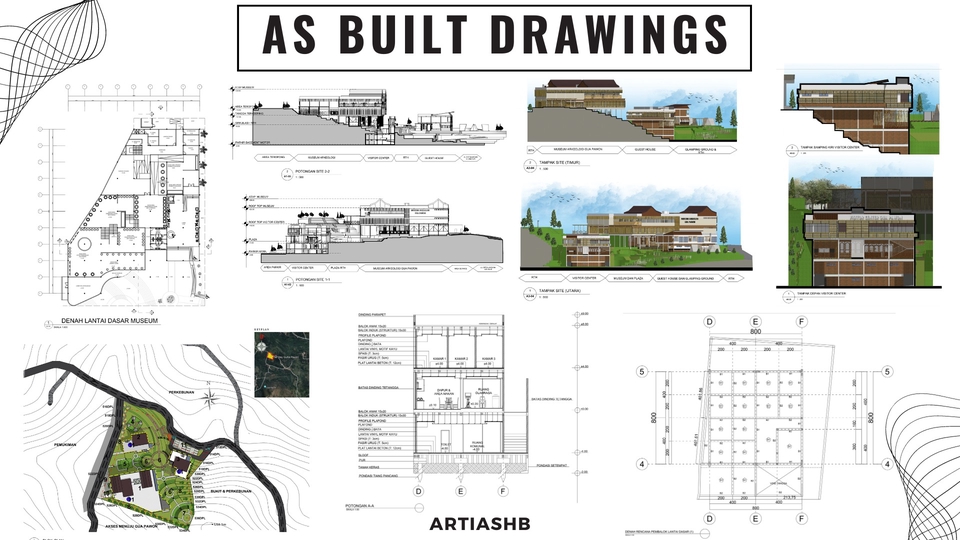 Gambar Kerja (AutoCAD/As Built Drawings)