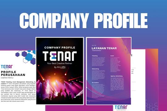 Jasa Desain Company Profile Profesional, Estetik, dan Siap Cetak