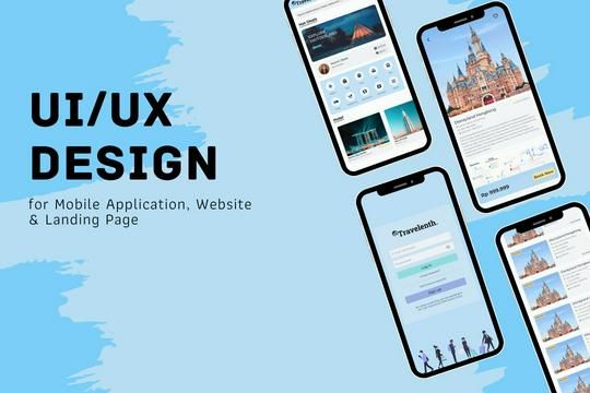 UI/UX Design for Website, Landing Page, and Mobile Application using Figma