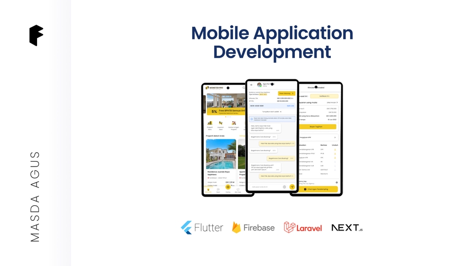 Profesional Mobile Apps untuk Android & IOS (Flutter, Kotlin, Swift)