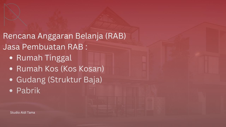 Jasa Pembuatan RAB (Rencana Anggaran Biaya) Rumah , Gudang , Pabrik ...