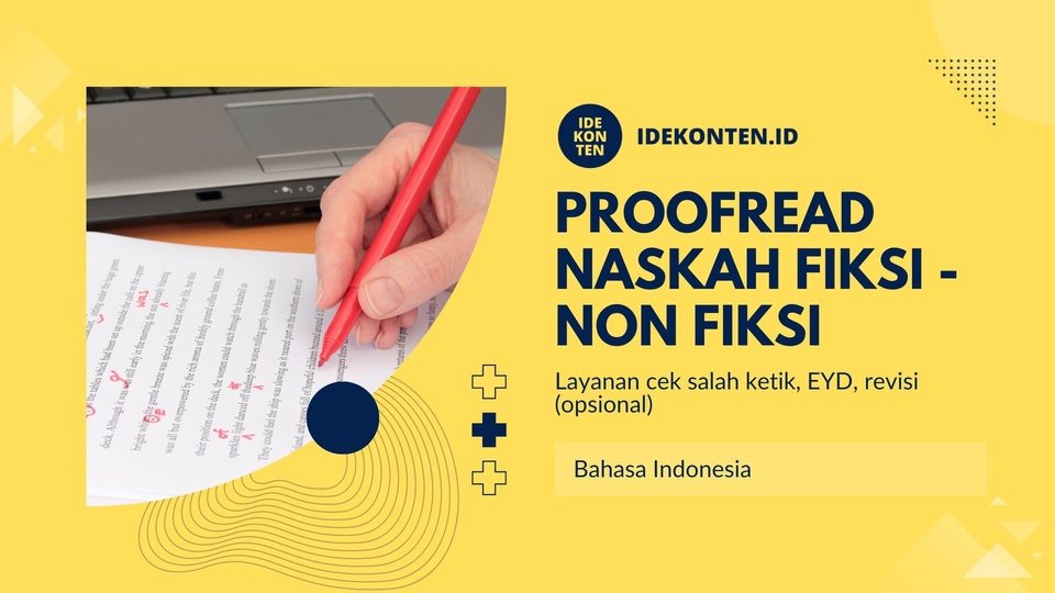 Jasa Proofreading Fiksi/Non Fiksi Bahasa Indonesia