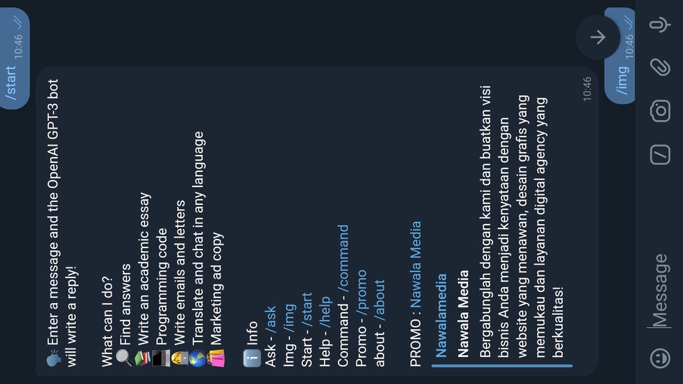 Pembuatan Bot Telegram