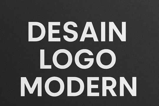 Desain Logo Dengan Gaya Modern
