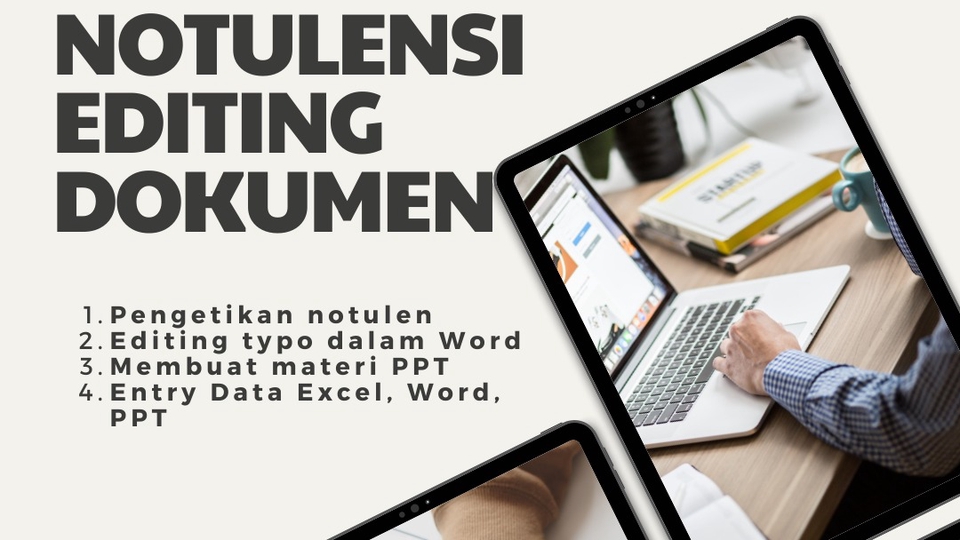 Pengetiken Notulen, Hasil meeting, summary, editing typo dokumen/Jurnal ...