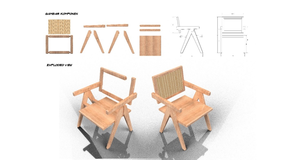 3D MODELING CUSTOM FURNITURE ANDA