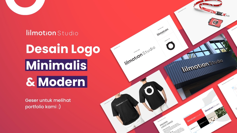 DESAIN LOGO & BRAND GUIDELINE - MINIMALIS, MODERN, MASCOT