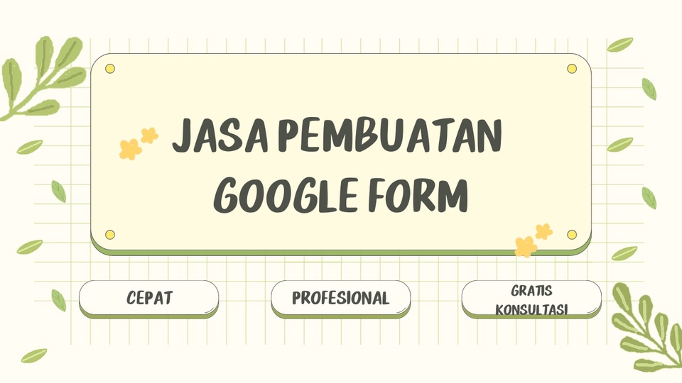 Jasa Pembuatan Google Form