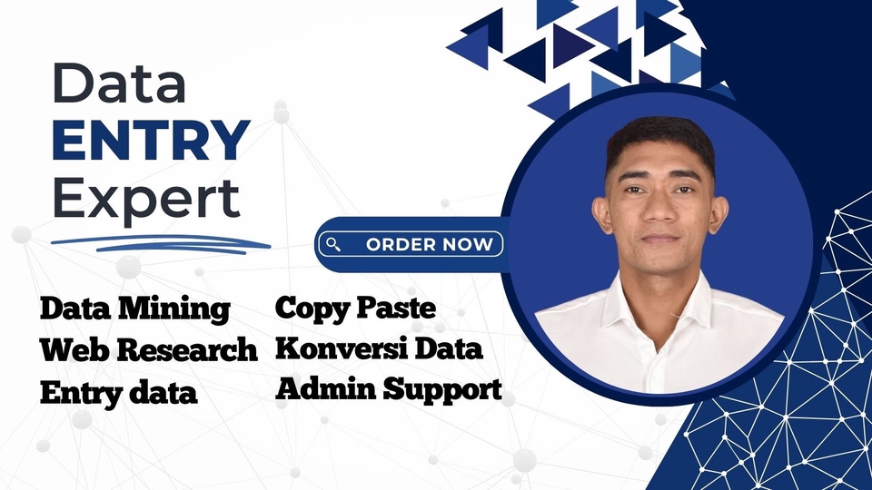Jasa Data Entry, Copy Paste, Web Research, Data Mining, Konversi File, Admin Suport