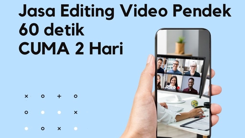 Jasa Editing Video Tiktok/Reels maks 60 Detik