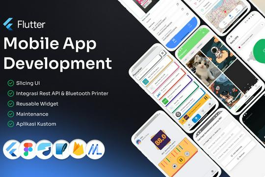 Jasa Pembuatan Aplikasi & Slicing UI Figma ke Flutter