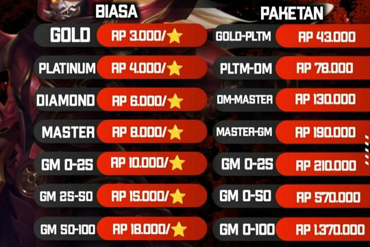 JASA MABAR & JOKI HOK dan ML