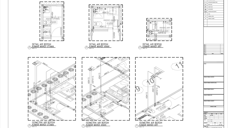 Desain perencanaan gambar Mekanikal, Elektrikal, Plumbing (MEP ...
