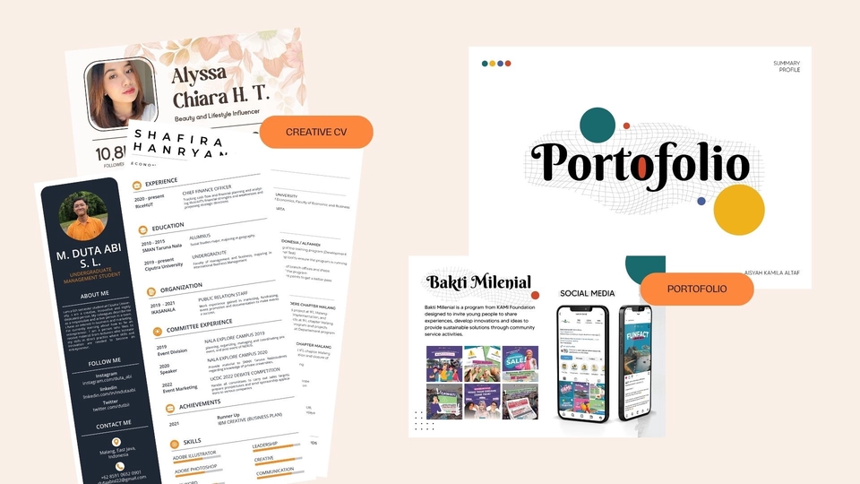 Portofolio, CV, Resume