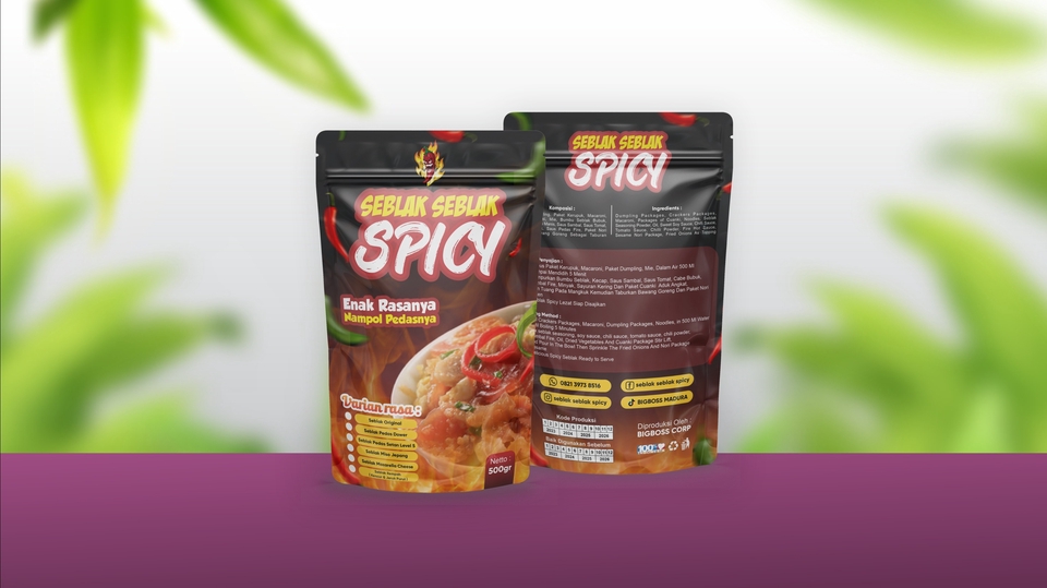 JASA DESAIN KEMASAN POUCH MURAH DAN BAGUS!