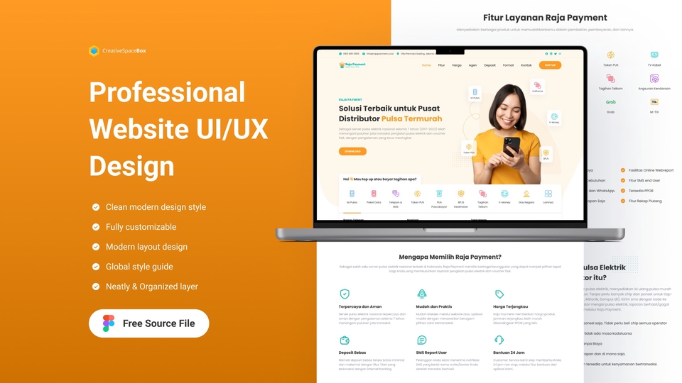Professional Website UI/UX Design