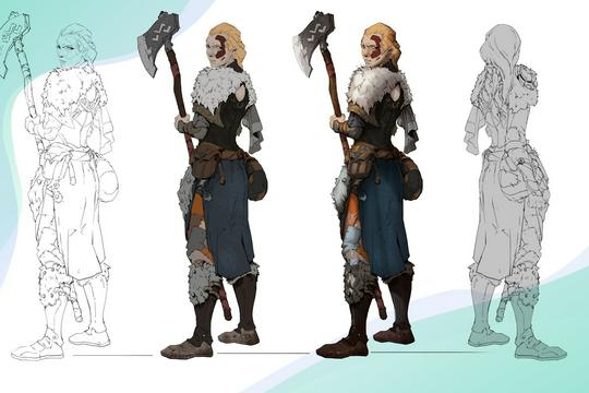 ออกแบบตัวละครในเกม/Character Design Game