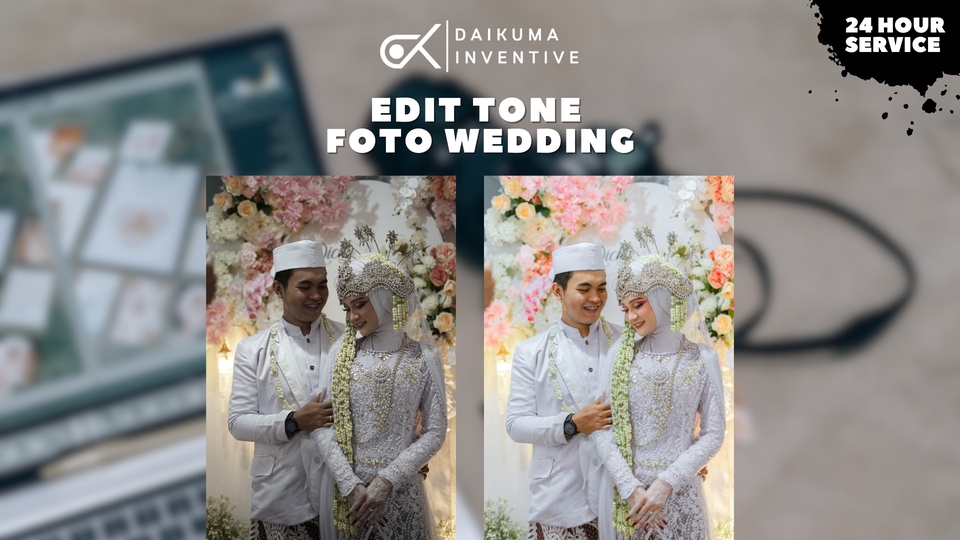 EDIT TONE FOTO WEDDING DLL, CEPAT, MURAH, 24 JAM SERVICE