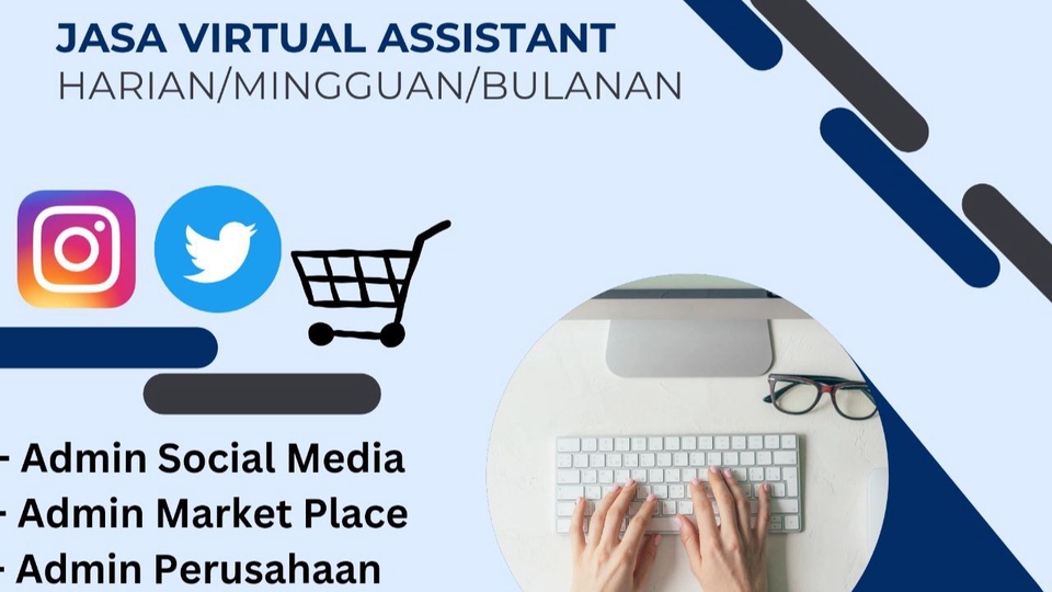 Jasa Virtual Assistant & Admin (Harian, Mingguan, Bulanan)