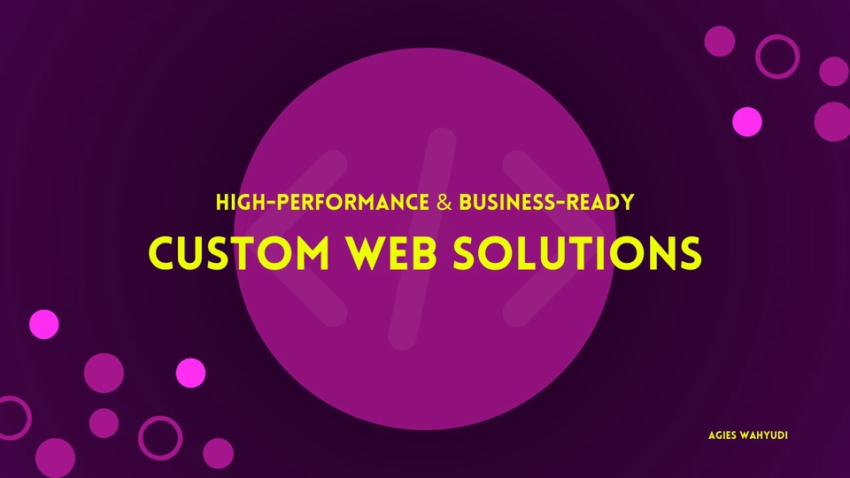 Custom Web Solutions | High-Performance & Business-Ready