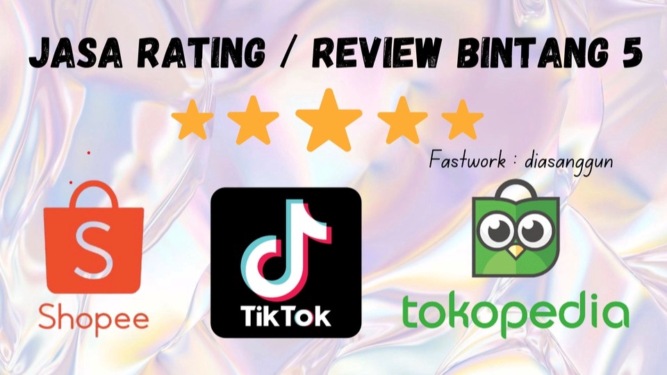Jasa Review Marketplace (Shopee, Tiktok Shop, Tokopedia)