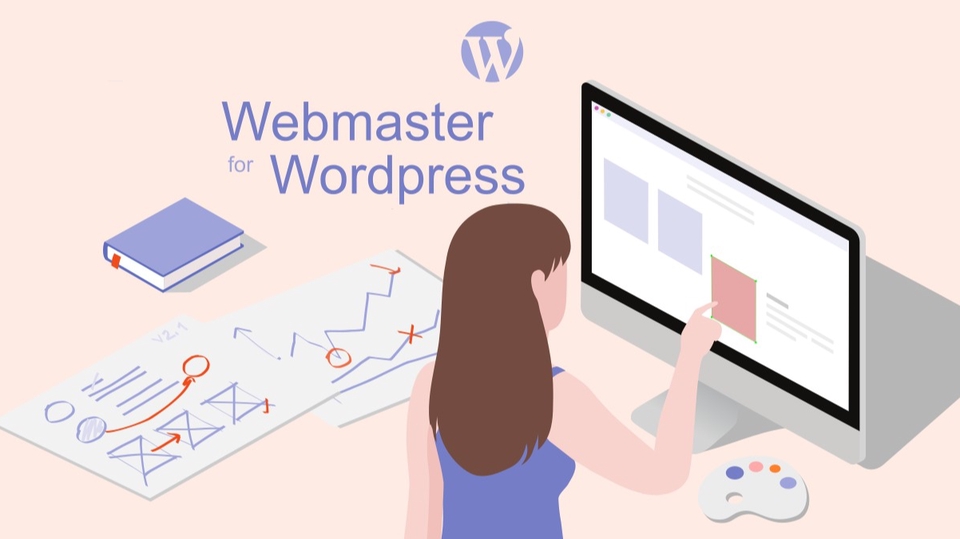 Web master อัพเดทบนเว็บไซต์ wordpress