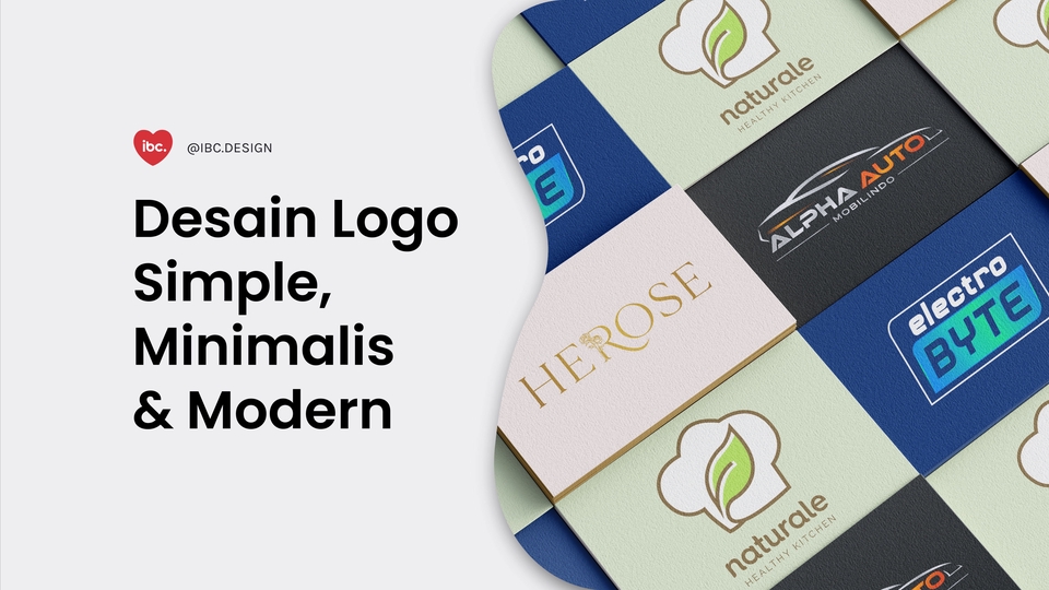 DESAIN LOGO MODERN & MINIMALIS