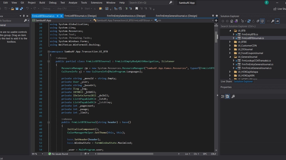 PEMBUATAN APLIKASI BERBASI DEKSTOP ( C# )