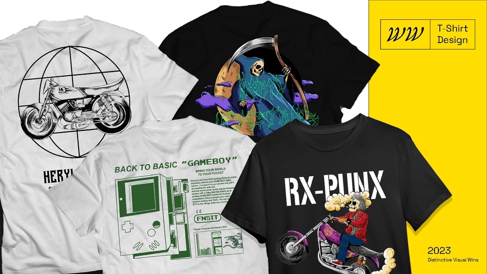 DESAIN T-SHIRT UNTUK USAHA DISTRO