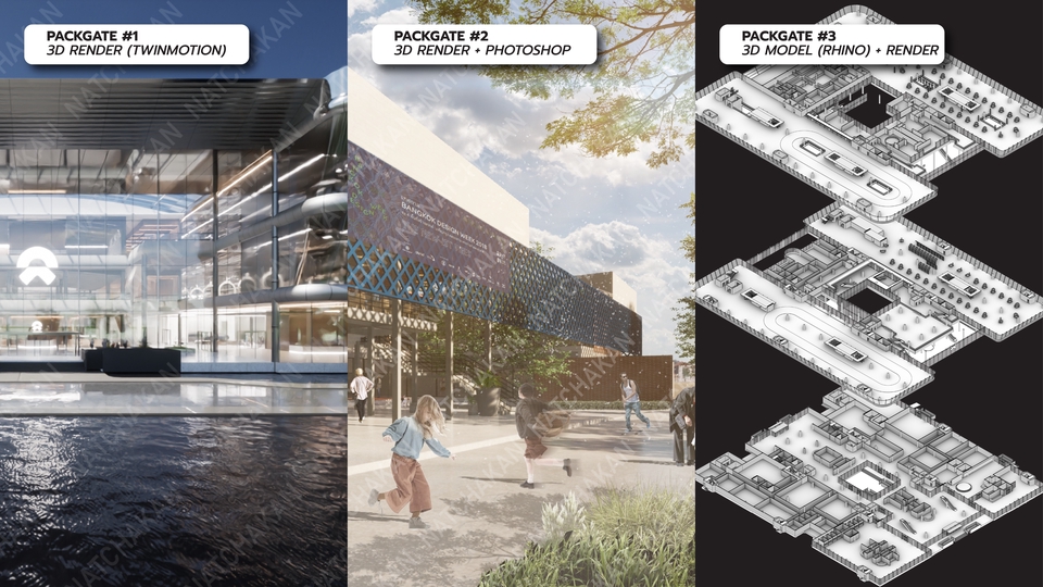 ARCHITECTURE PERSPECTIVE (EXTERIOR & INTERIOR) RENDER & PRESENTATION