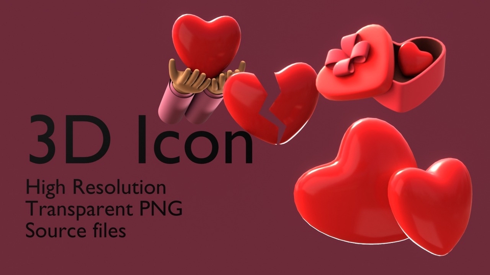 3D Icon untuk Web ataupun Apps