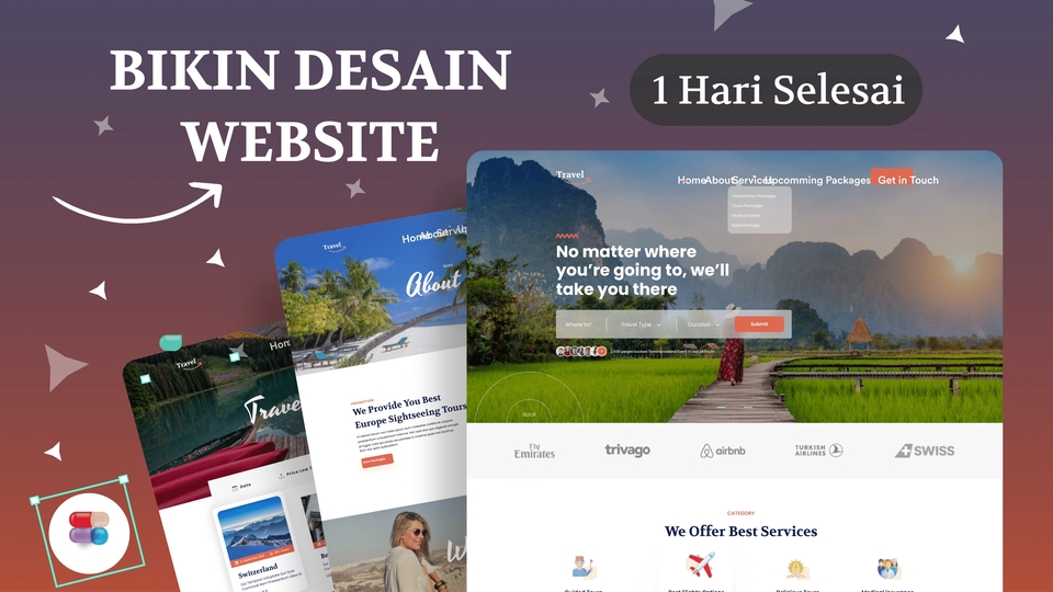 Bikin Desain Website Responsive Murah! BISA REVISI SEPUASNYA!