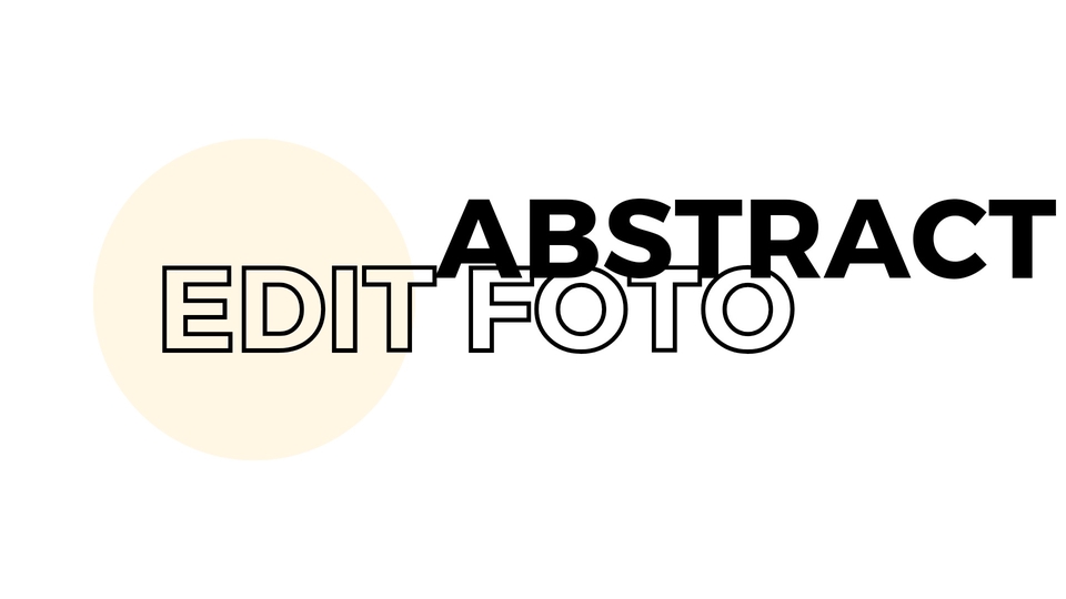 EDIT FOTO ABSTRACT