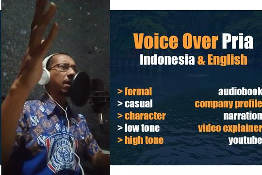 Voice Over dan Dubbing Pria Indonesia/English