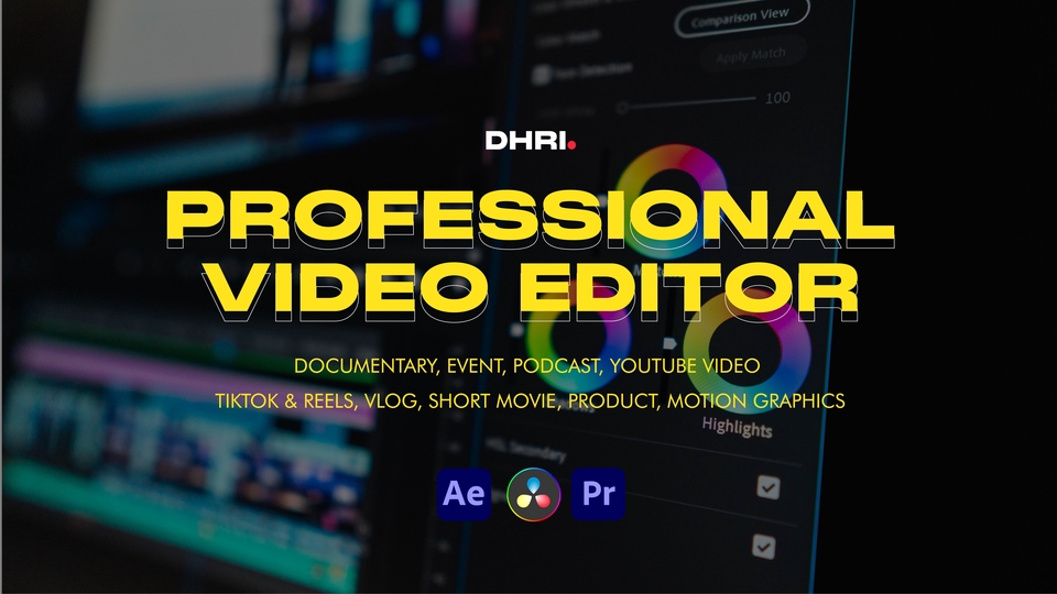 Professional Video Editing For Your Great Contents