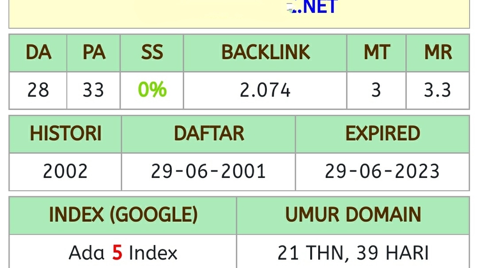 Jasa Aged Domain High Authority Murah Berkualitas