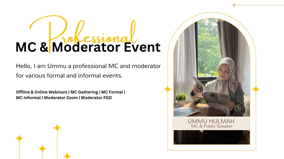 MC & MODERATOR ALL EVENTS | FORMAL & INFORMAL | ONLINE & OFFLINE