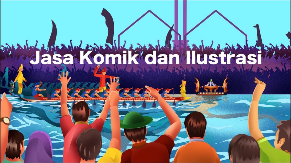 Ilustrasi Untuk Kartun, Komik, Karakter, Merchandise, dan Lainnya